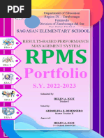 RPMS 2022 2023 Pink Design | PDF | Learning | Educational Assessment