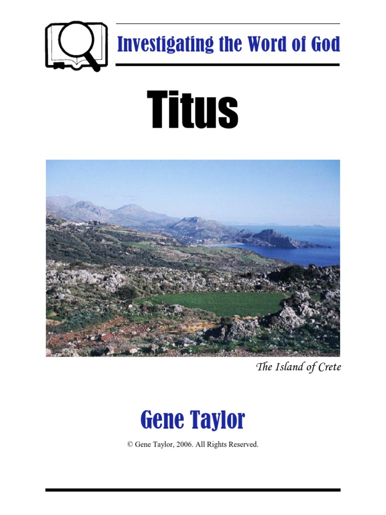 Titus | PDF | Paul The Apostle | Saint Timothy