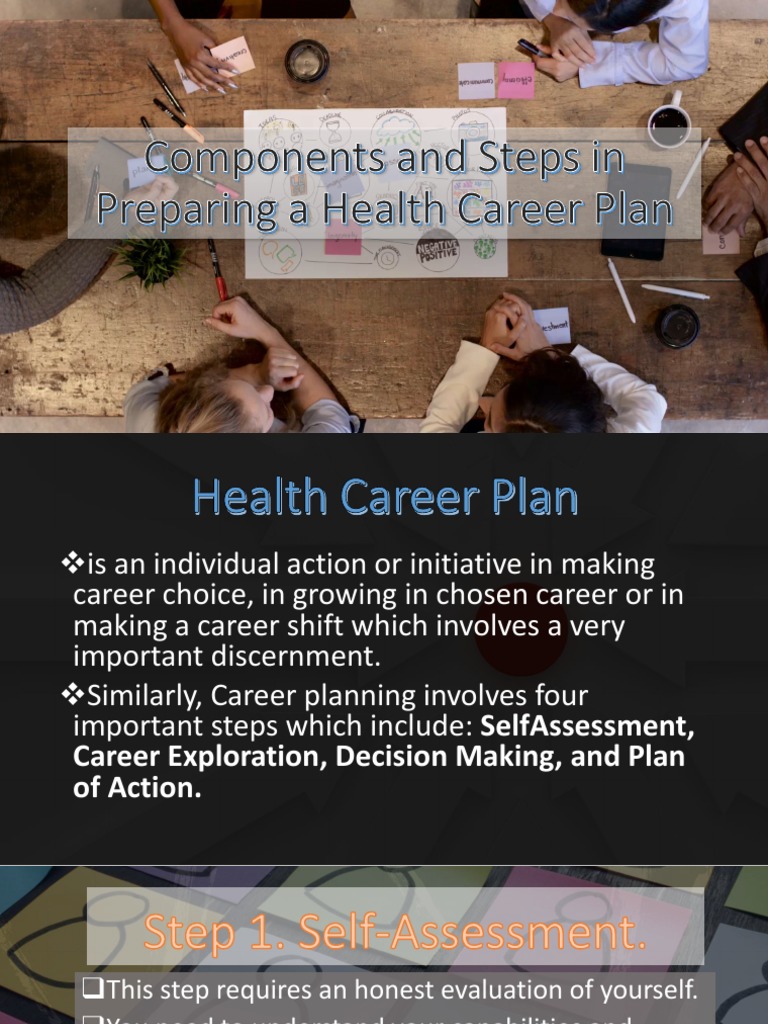 Health Career Planning Steps Guide | PDF | Dietitian | Health Professional