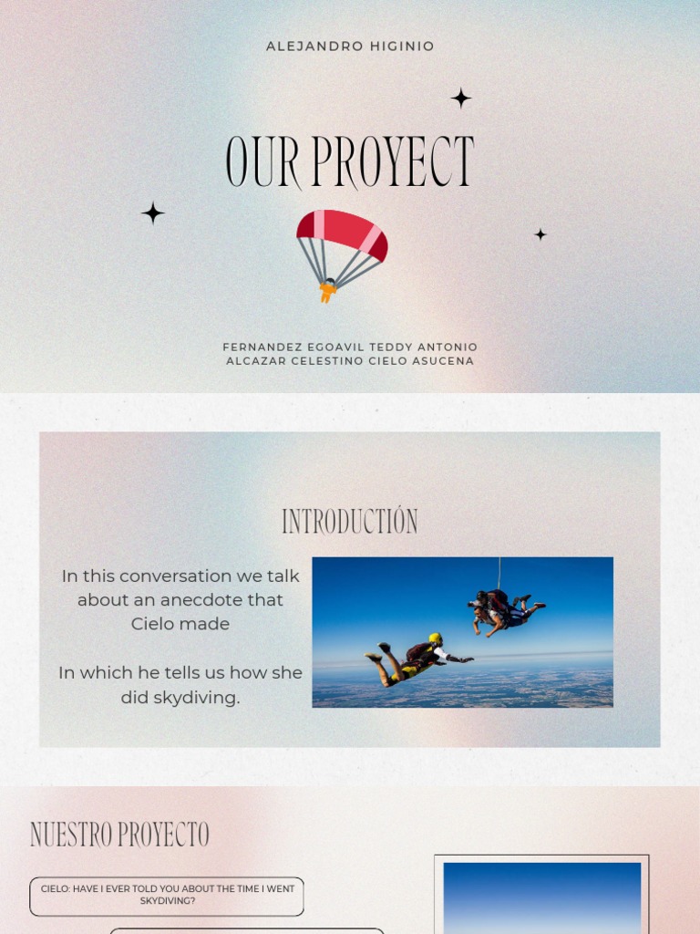 Proyect Pdf Parachuting Falling