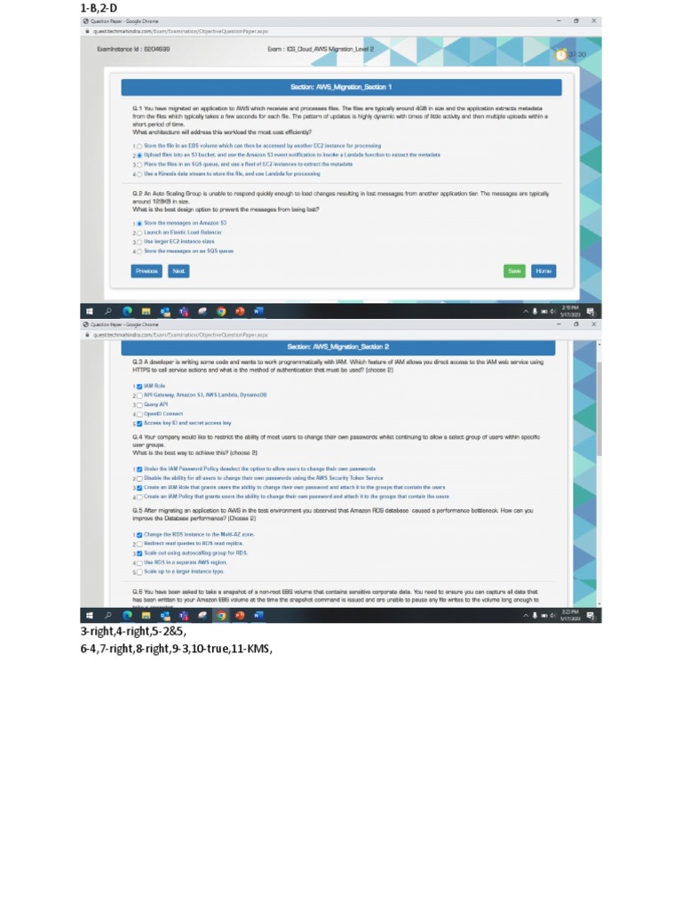 Ics - Cloud - Aws Migration - Level 2 | PDF