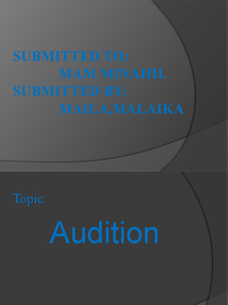 Understanding Audition and Ear Anatomy | PDF | Ear | Hearing