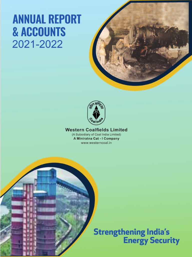 Annual Report 2021 22 WCL Eng | PDF | Coal Mining | Corporate Social ...