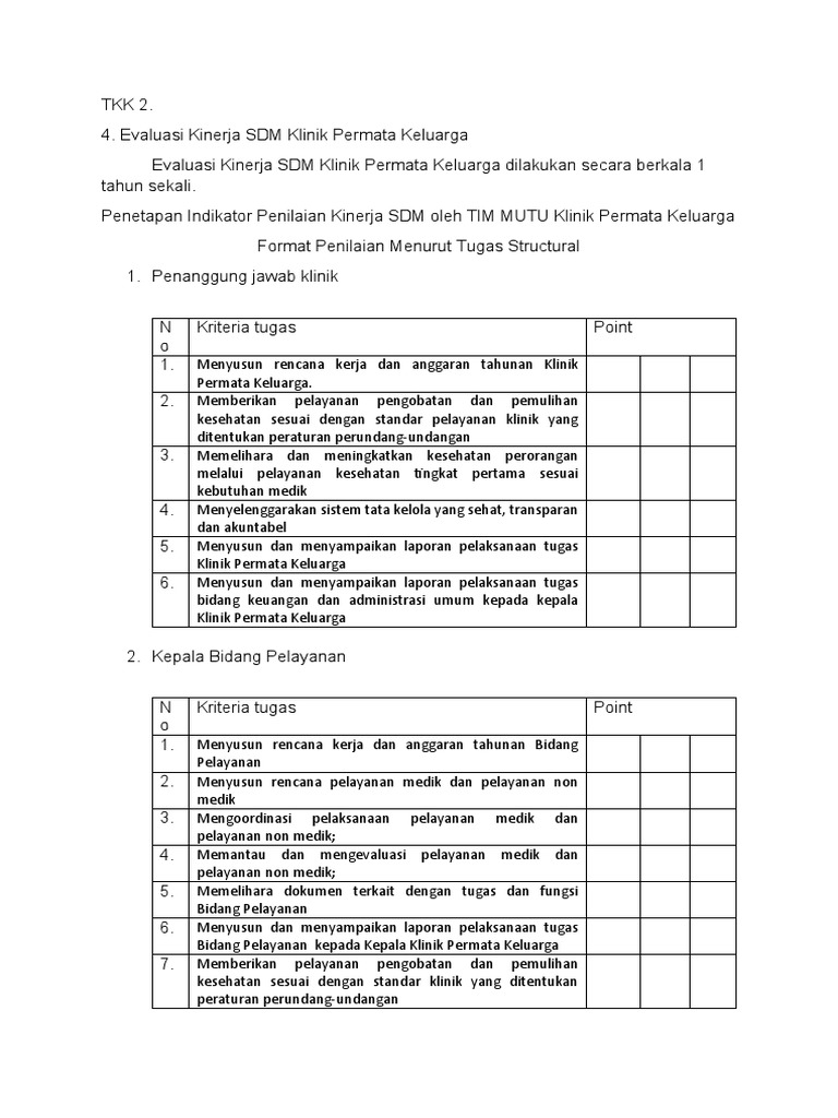 Evaluasi Kinerja SDM | PDF | Pengelolaan Keuangan & Uang