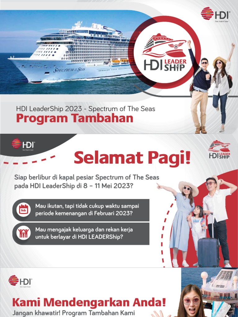 Presentasi Promo Tambahan HDI LeaderShip 2023 | PDF