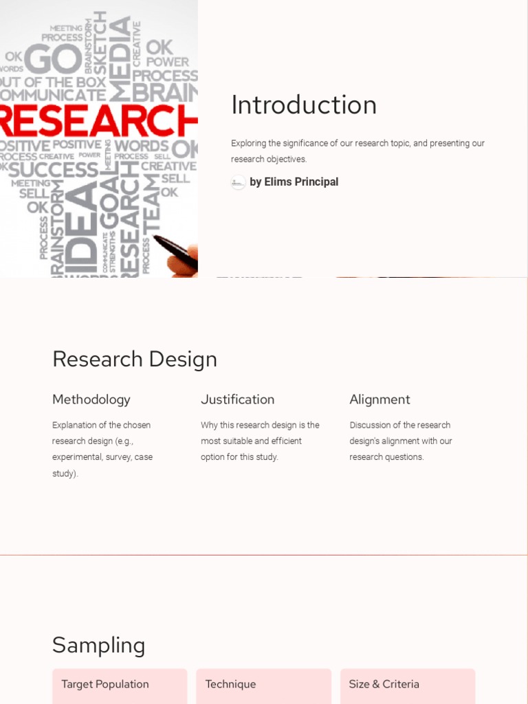 Module II Research Plan | PDF | Methodology | Survey Methodology