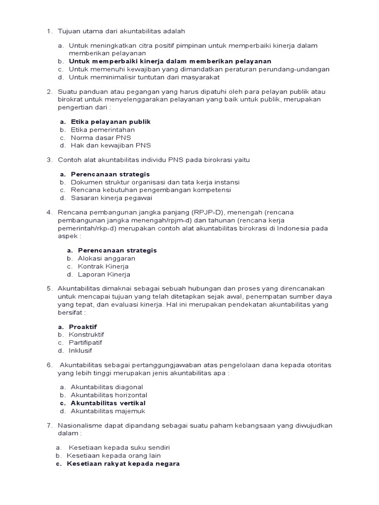 Soal Mooc Paket 4 | PDF