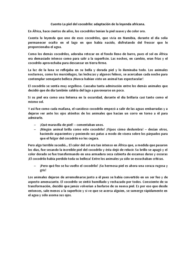 La leyenda del cocodrilo dorado | PDF | Libros para adolescentes