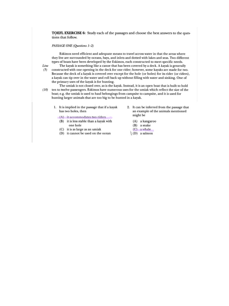 Reading Skill 6 Implied Questions-3 | PDF | Self-Improvement | Wellness