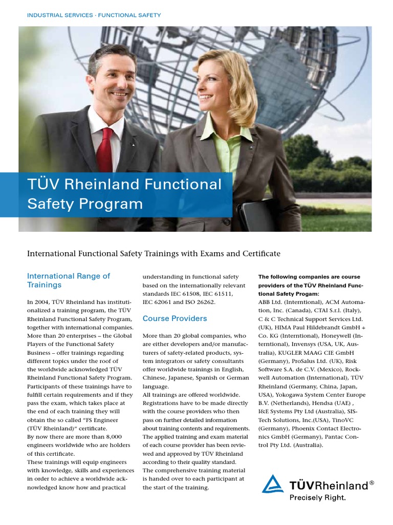 TUEV INFO FS-Program en A4 v4 | PDF | Engineering | Safety