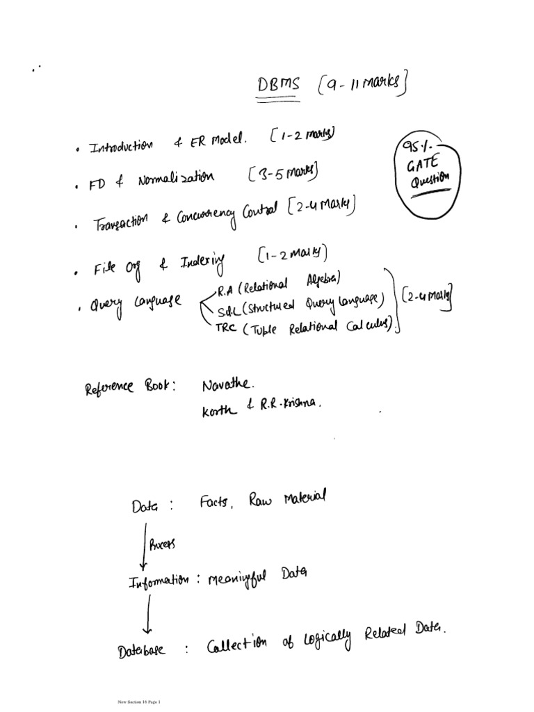 DBMS Lecture 1 | PDF