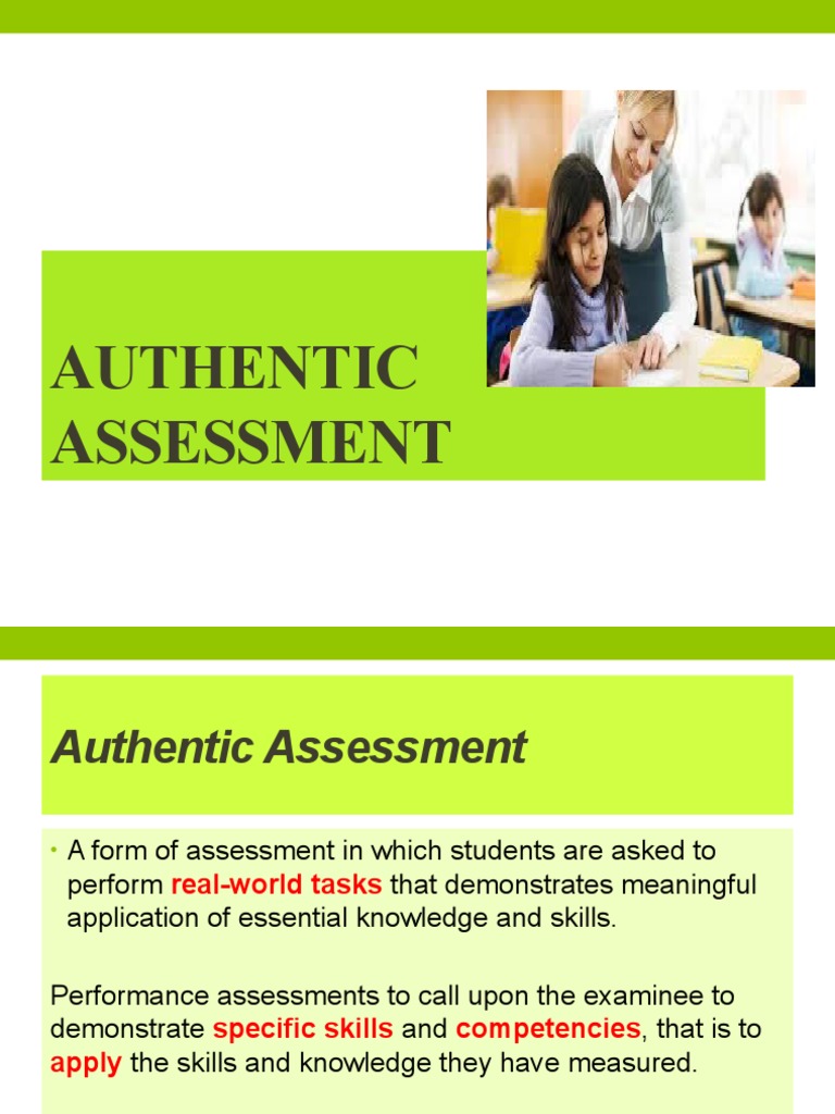 Authentic Assessment Explained | PDF | Educational Assessment | Rubric (Academic)