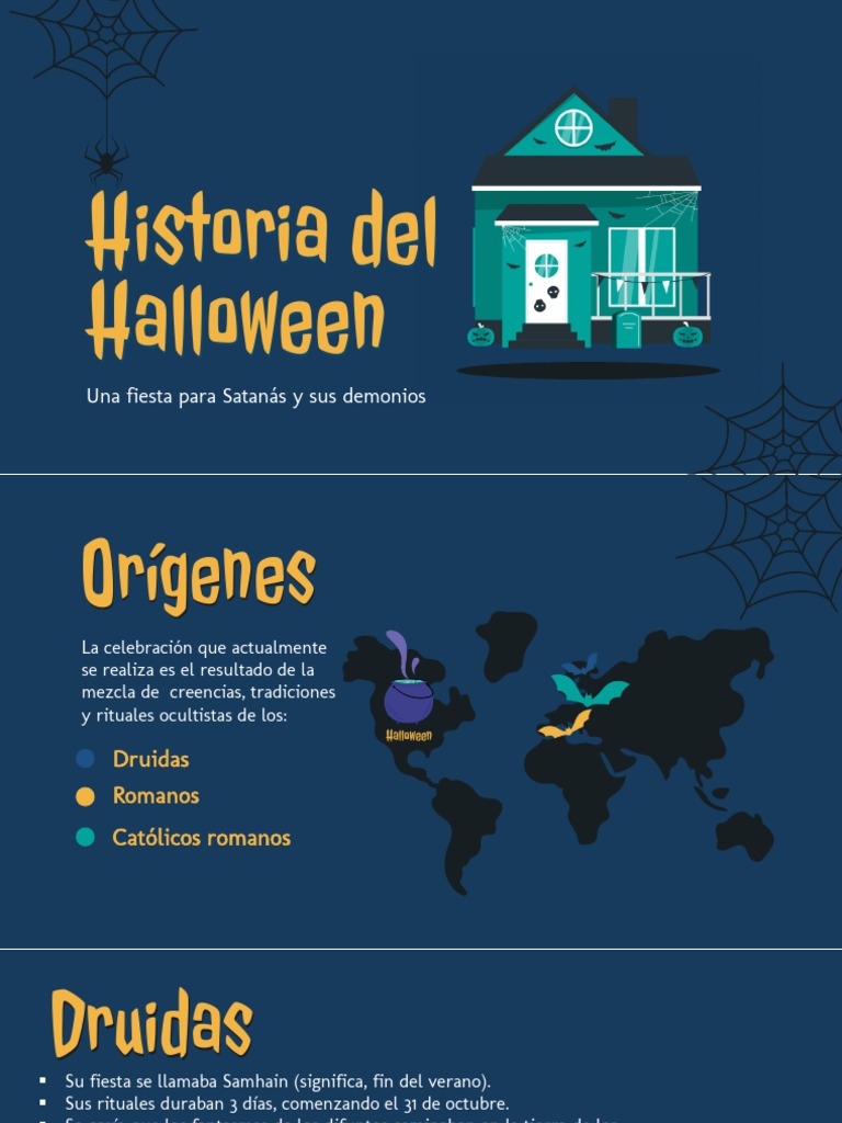 historia del HALLOWEEN | PDF | Víspera de Todos los Santos | Demonios