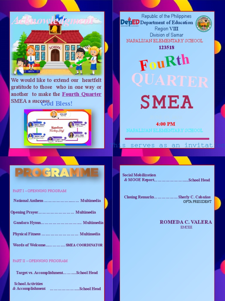SMEA Programme 4th Quarter | PDF
