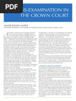 Sample Cross Examination Questions | PDF | Cross Examination | Witness