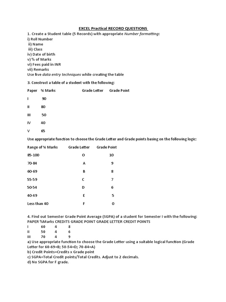 Excel Tasks for Students | PDF | Taxes | Economies