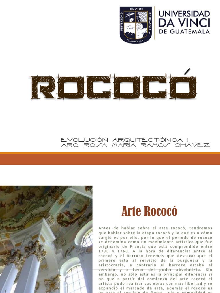 Arte Rococo | PDF | Estética | Arte ocidental