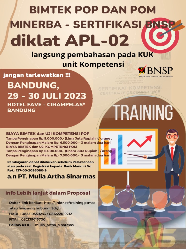 Bimtek Pop Dan Pom Minerba - bnsp-1 | PDF
