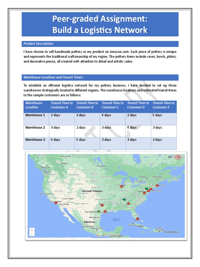 Build A Logistics Network | PDF