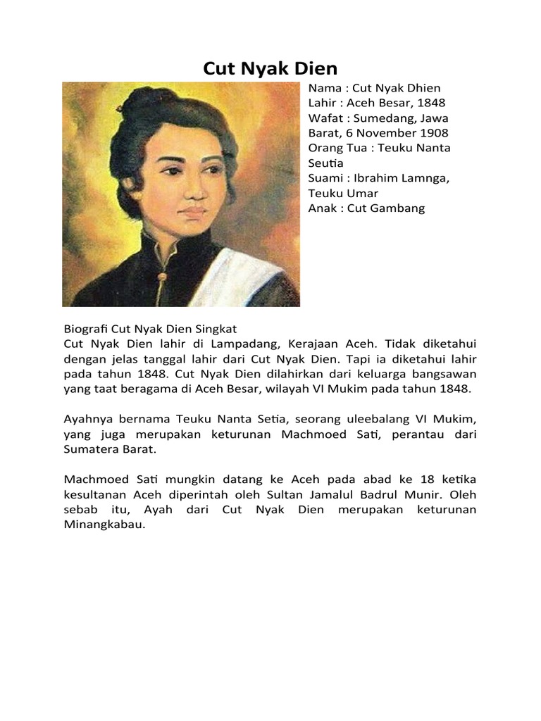 Cut Nyak Dien PAHLAWAN | PDF