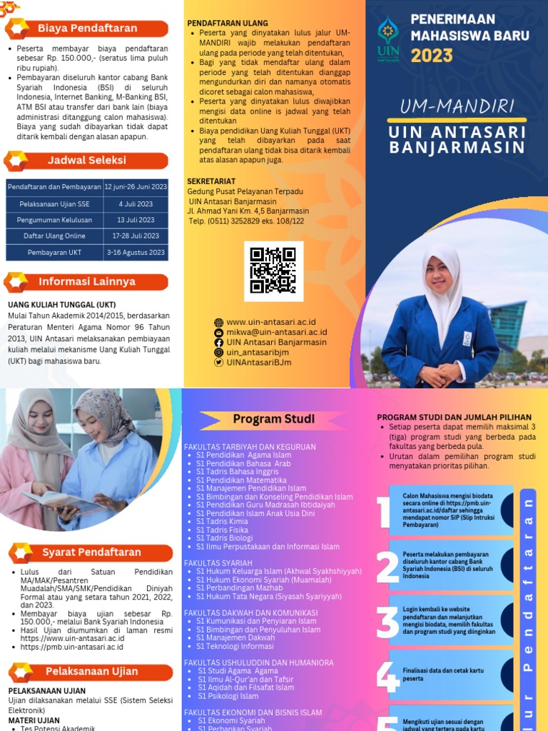 Brosur Mandiri UIN Antasari 2023-1 | PDF