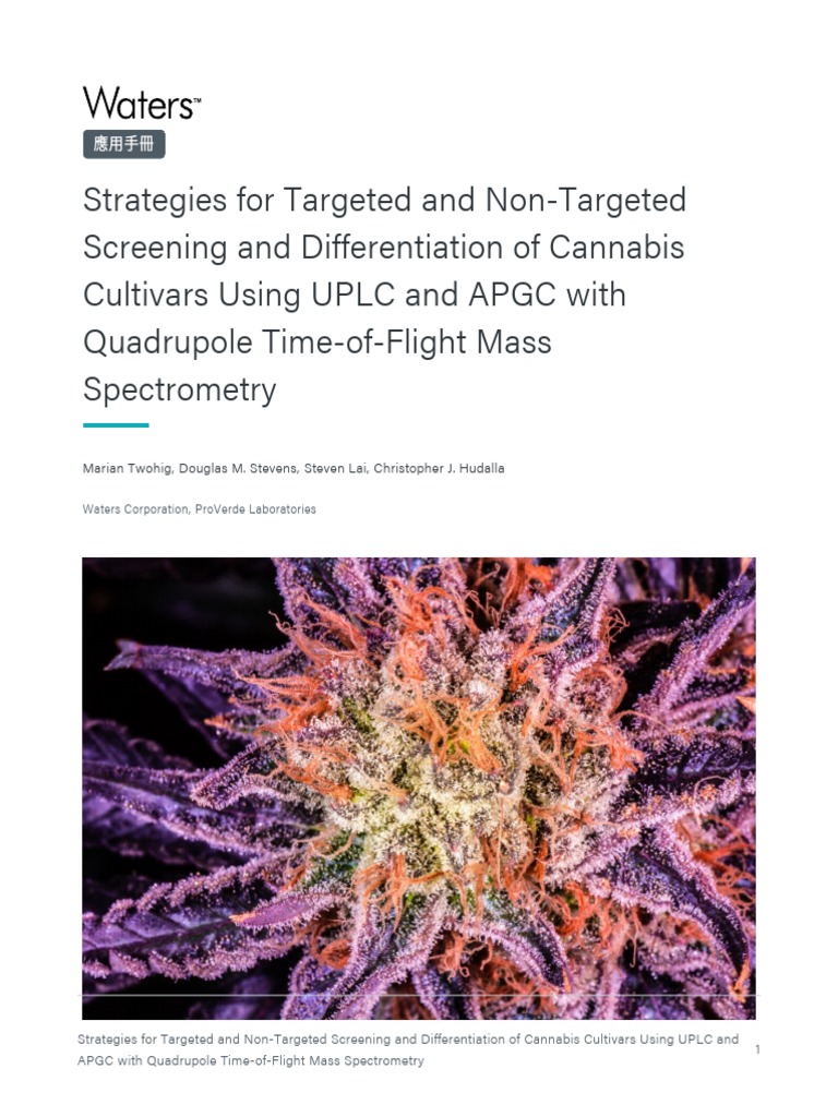 Waters - Strategies For Tageted and Non-Tageted Screeening and ...