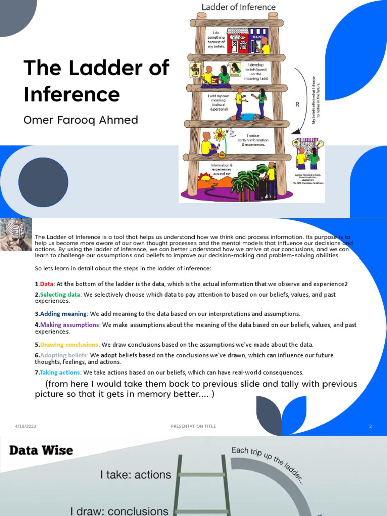 The Ladder of Inference | Download Free PDF | Thought | Experience