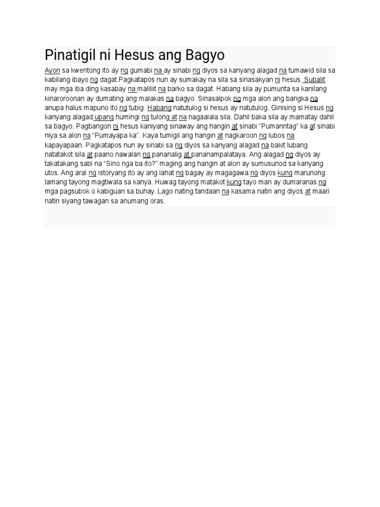 Pagbubuod (Parabola) | PDF