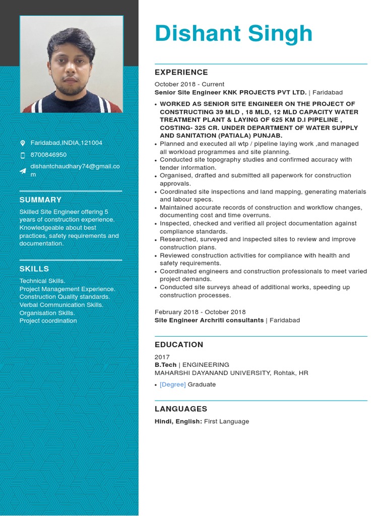 Dishant Singh CV | PDF