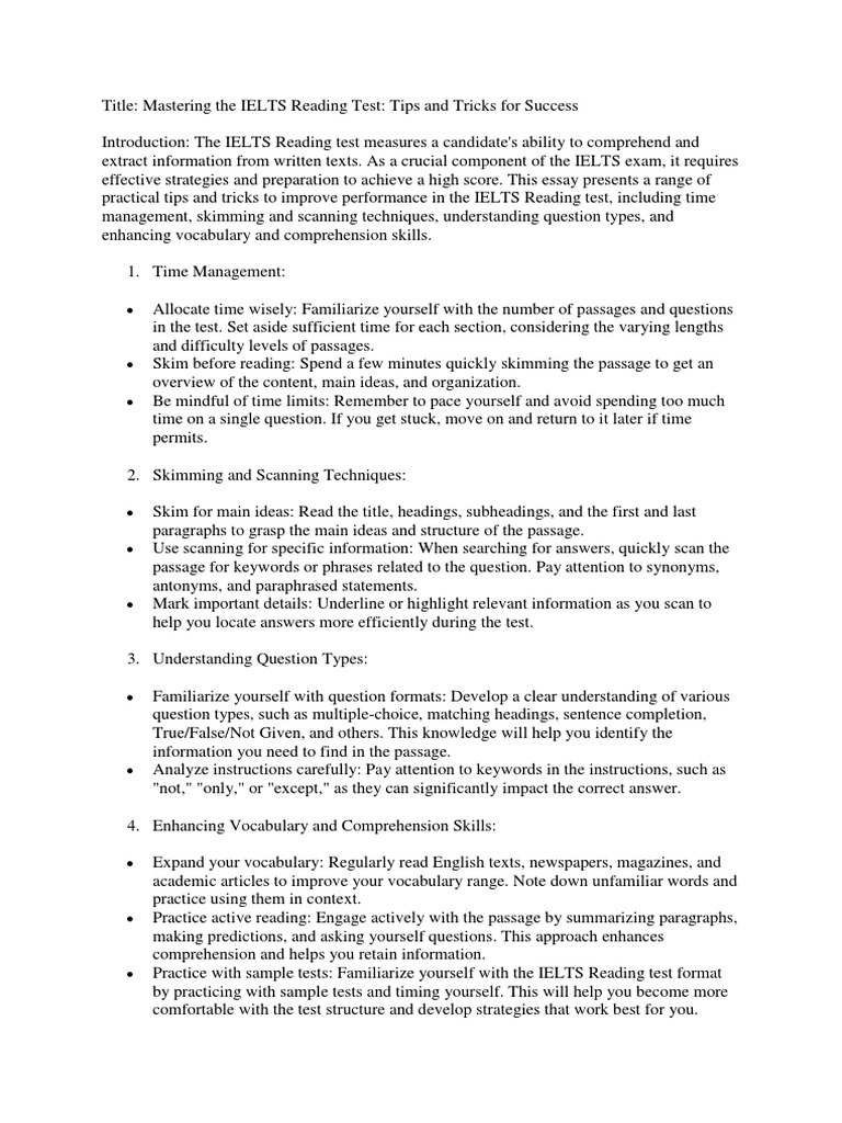 Book 5 | PDF | Reading Comprehension | Speed Reading