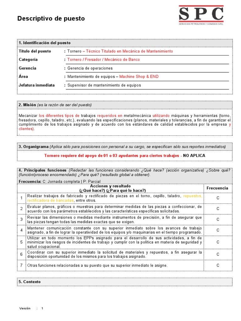 Funciones del Tornero en Mecánica | PDF | Perforar