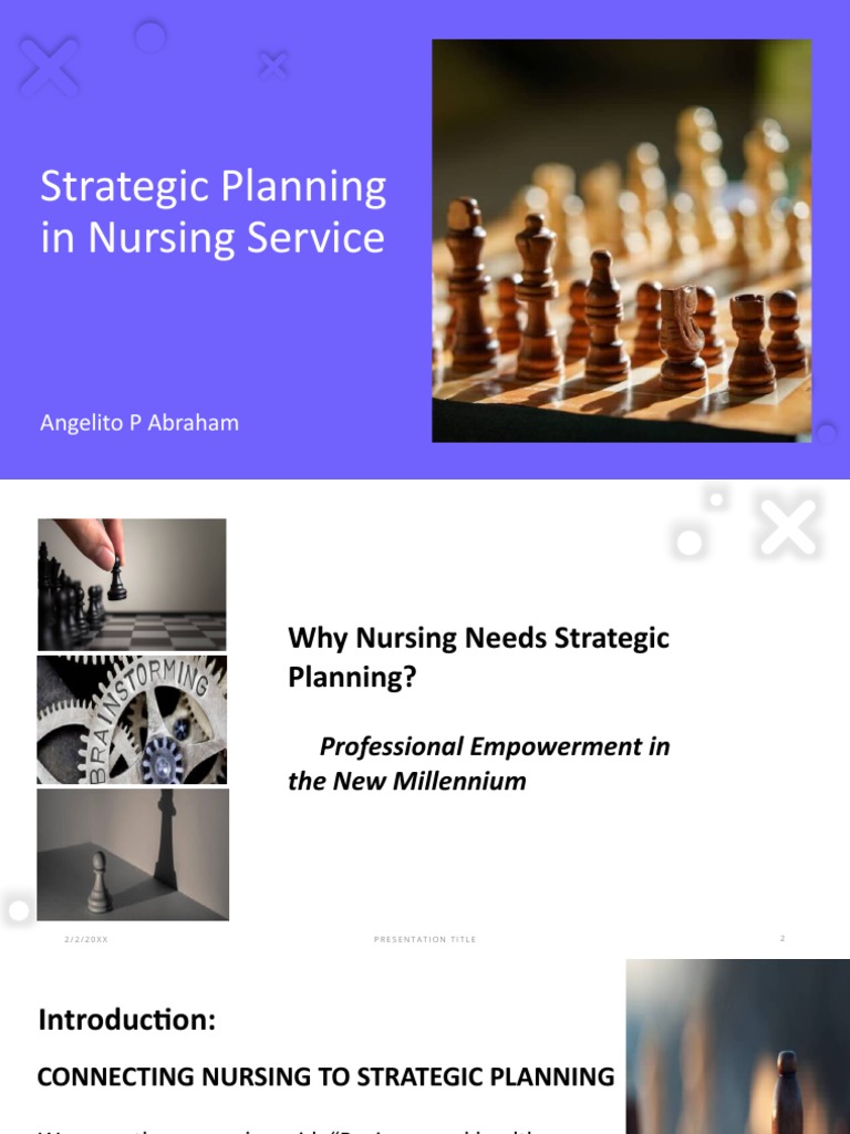 Strategy Planning in Nursing Service | PDF | Swot Analysis | Strategic ...