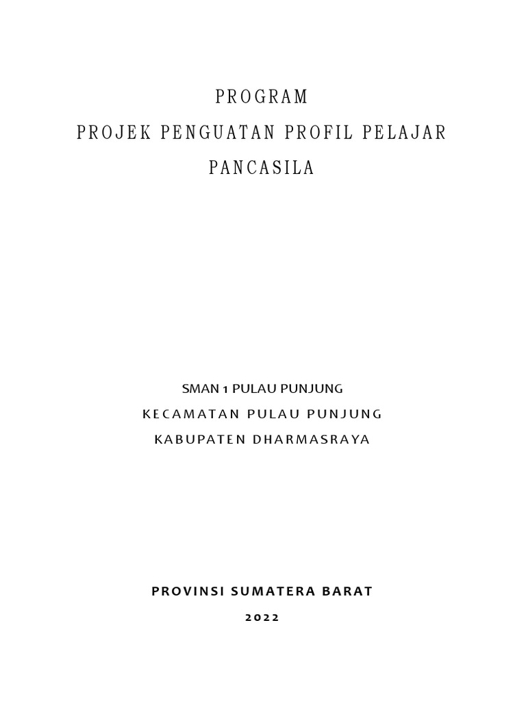 Program P5 | PDF | Karier & Perkembangan