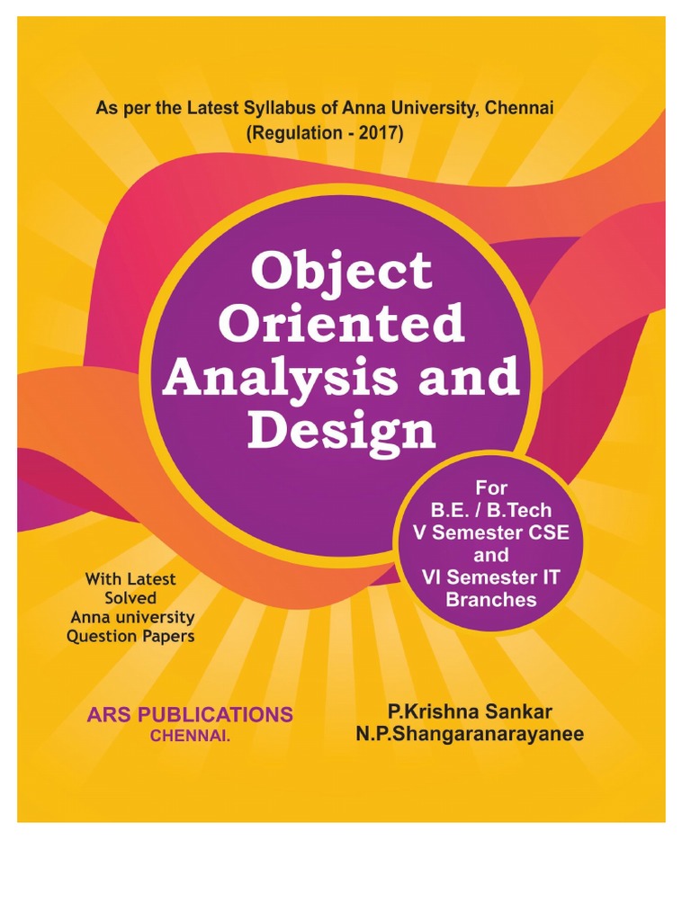 Object Oriented Analysis and Design | PDF | Use Case | Object Oriented ... Object Oriented Analysis and Design | PDF | Use Case | Object Oriented ...