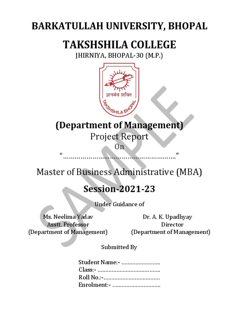 Front Page MBA | PDF