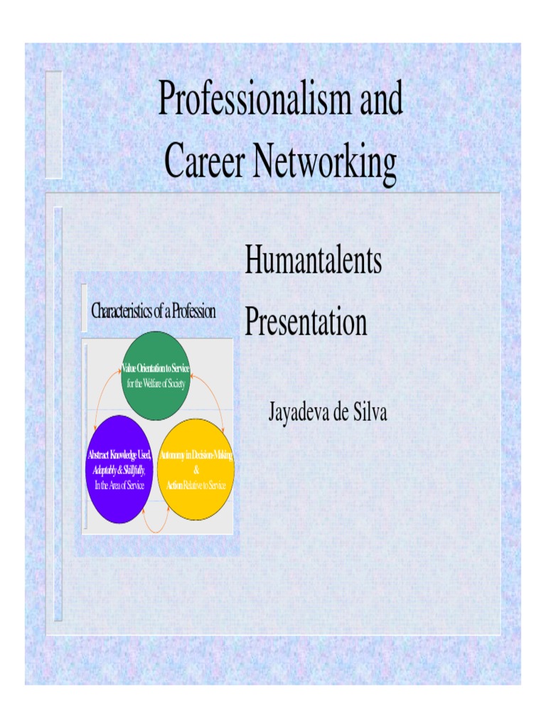 What Is Professionalism in General | PDF | Profession | Theory
