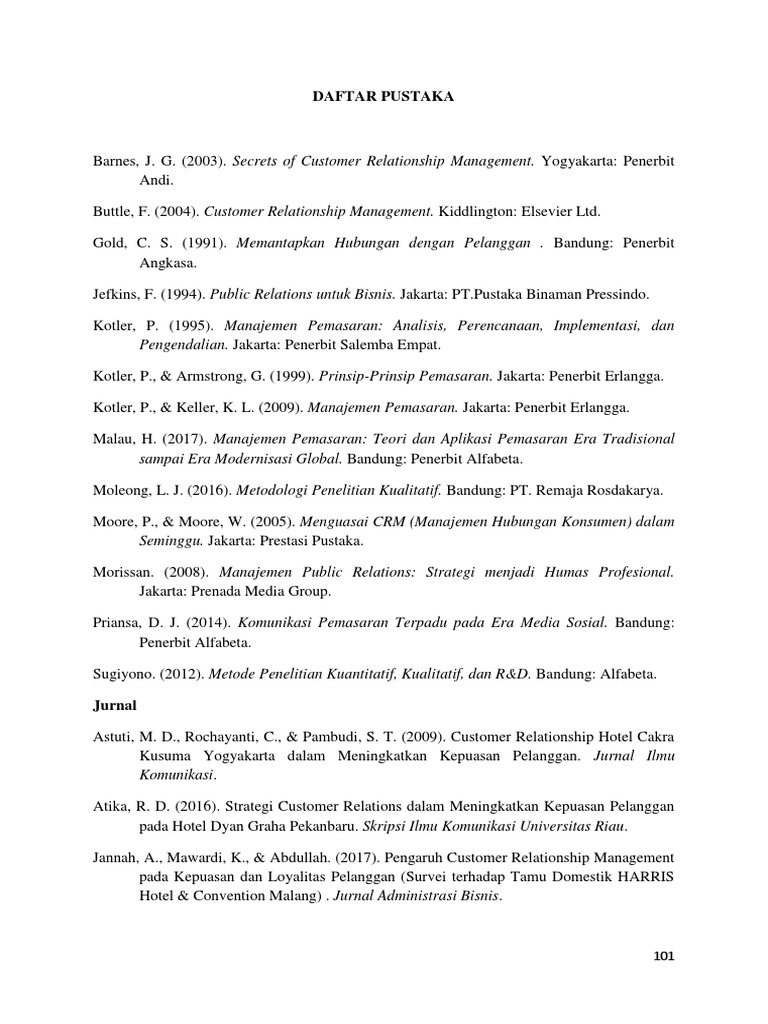 Daftar Pustaka | PDF
