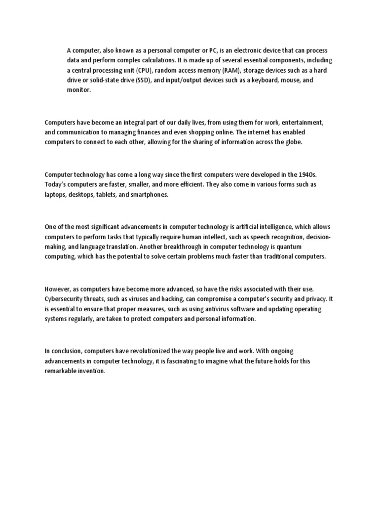 About Computer | PDF