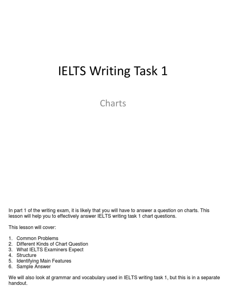 Writing Task 1 Slide 11 | PDF