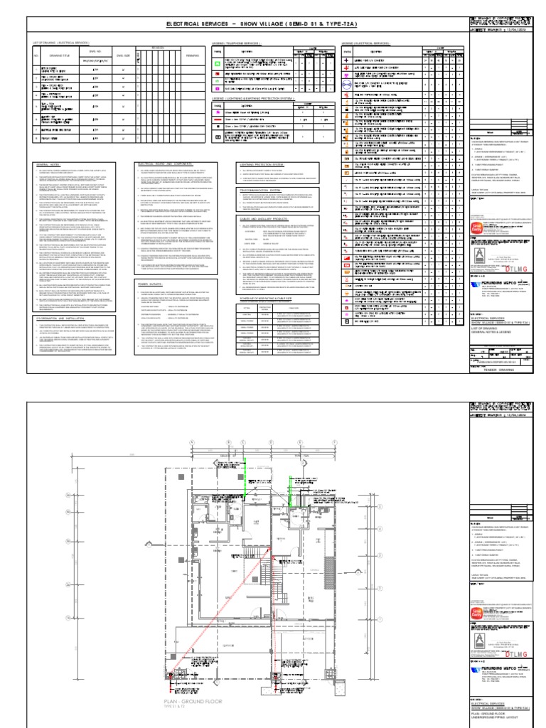 Drawing (Electrical) - Compressed | Download Free PDF | Electrical ...
