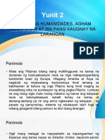 Yunit Iii - Filipino Sa Agham, Teknolohiya, Inhenyeriya | PDF