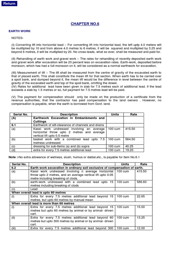 Chapter 6 | Download Free PDF | Trench | Building Engineering