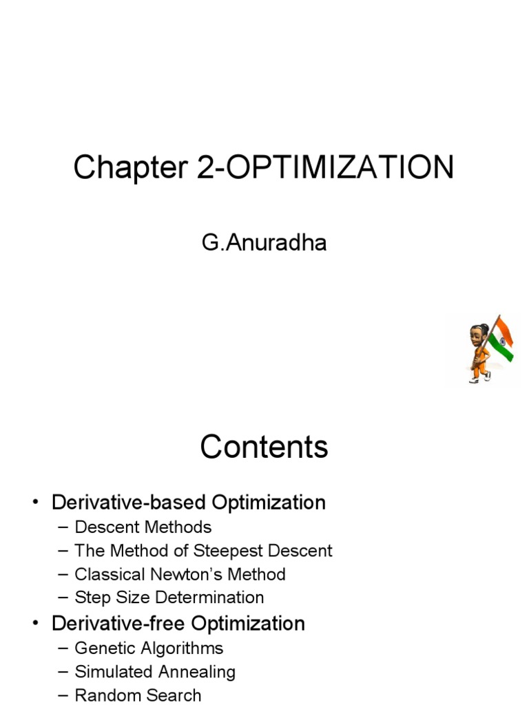 Chapter 2 Optimization | PDF | Least Squares | Mathematical Optimization