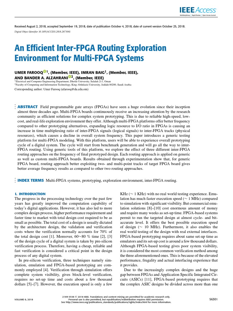 An Efficient Inter-FPGA Routing Exploration Environment For Multi-FPGA ... An Efficient Inter-FPGA Routing Exploration Environment For Multi-FPGA ...