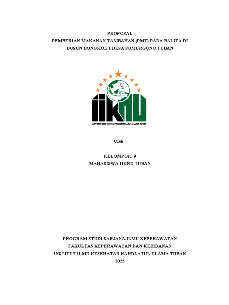 Proposal Posyandu Balita PMT | PDF