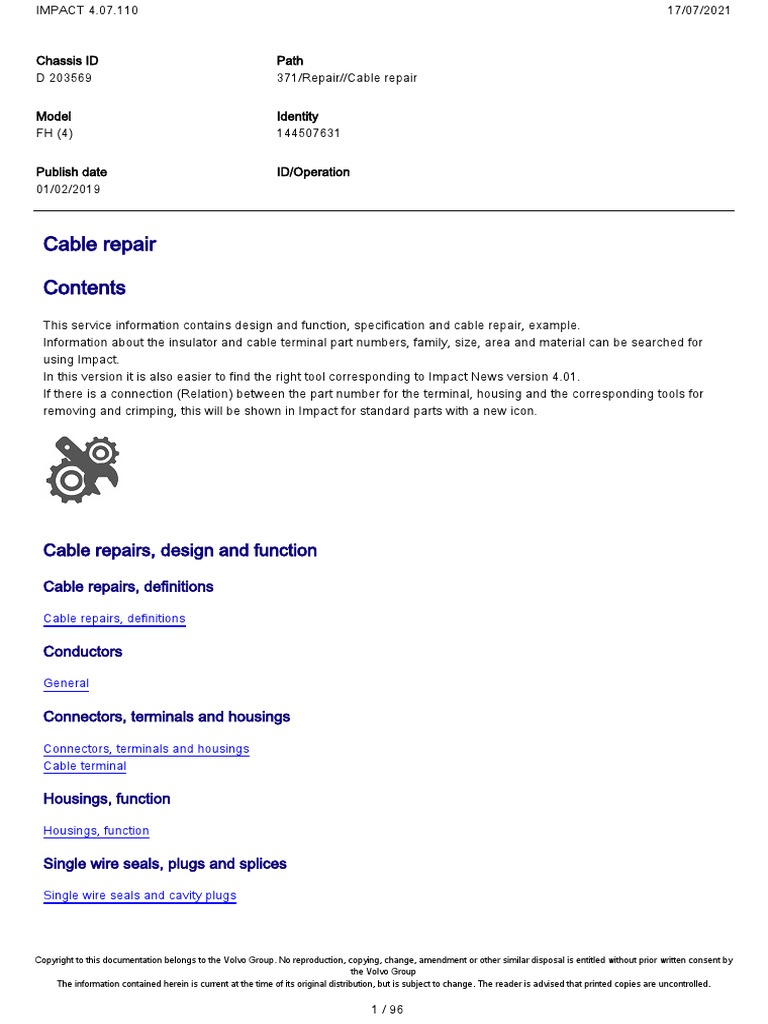 Cable Repair | PDF | Electrical Connector | Electrical Wiring