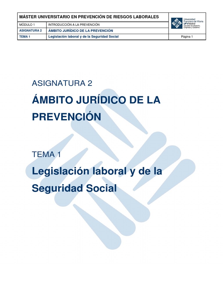 Tema 1. Legislacion Laboral y de La SS-2 | PDF | Derecho laboral | Seguridad Social
