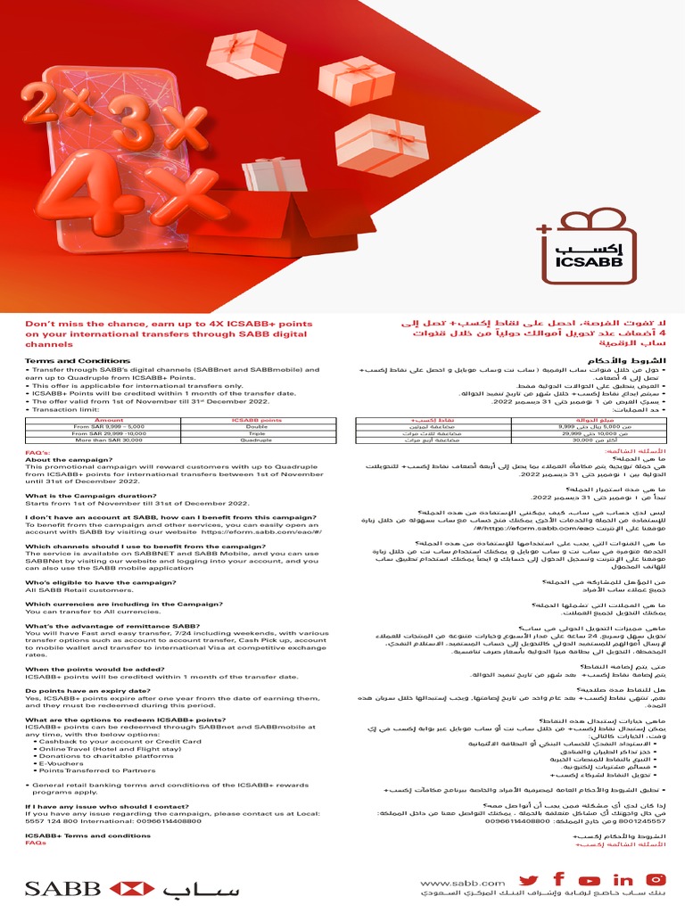 SABB Remittance EndofYear TC 1nov | PDF | Credit Card | Financial ...