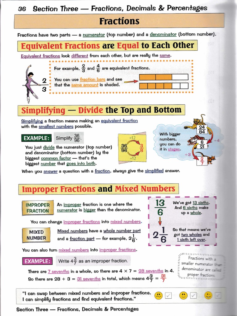 Understanding Fractions and Decimals | PDF | Mathematical Notation ...
