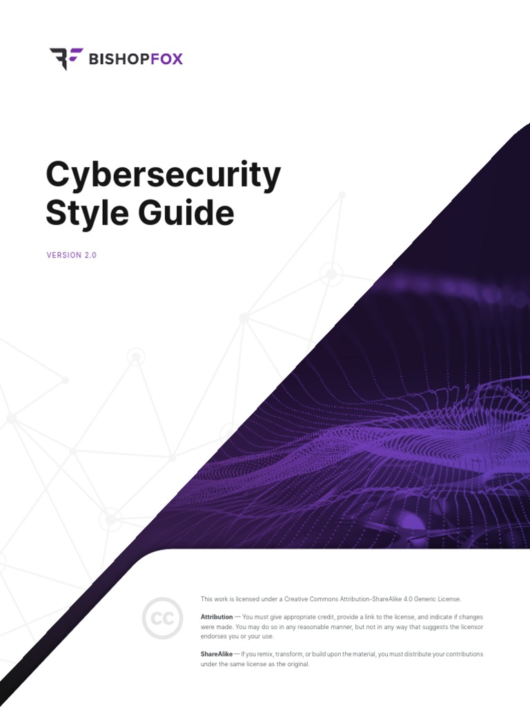 Bishop Fox Cybersecurity Style Guide V2 | PDF | Application Software | Ios